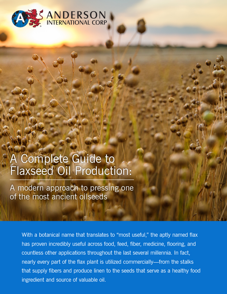 A Complete Guide to Flaxseed Oil Production: - Anderson International Corp