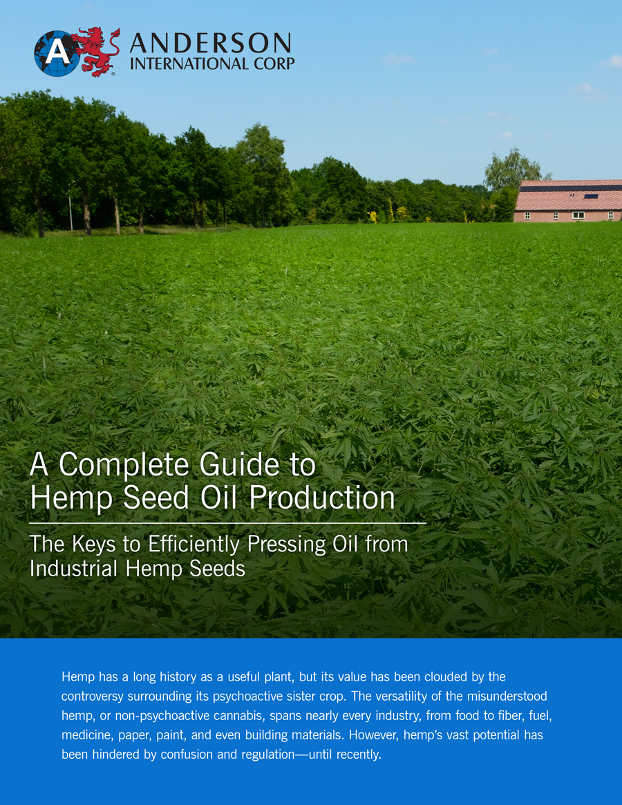 A Complete Guide to Hemp Seed Oil Processing - Anderson International Corp