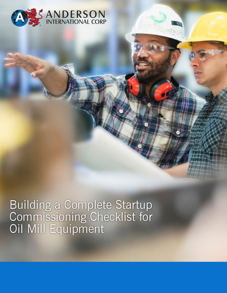 Building a Complete Startup Commissioning Checklist for Oil Mill ...